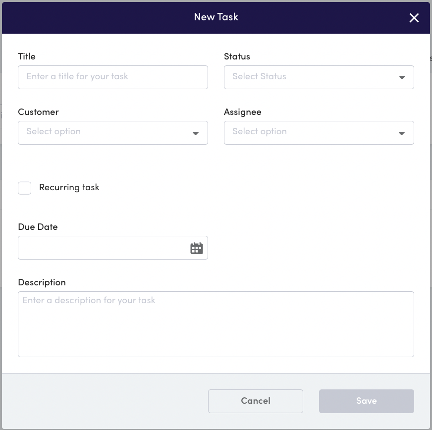 Creating and Managing Tasks