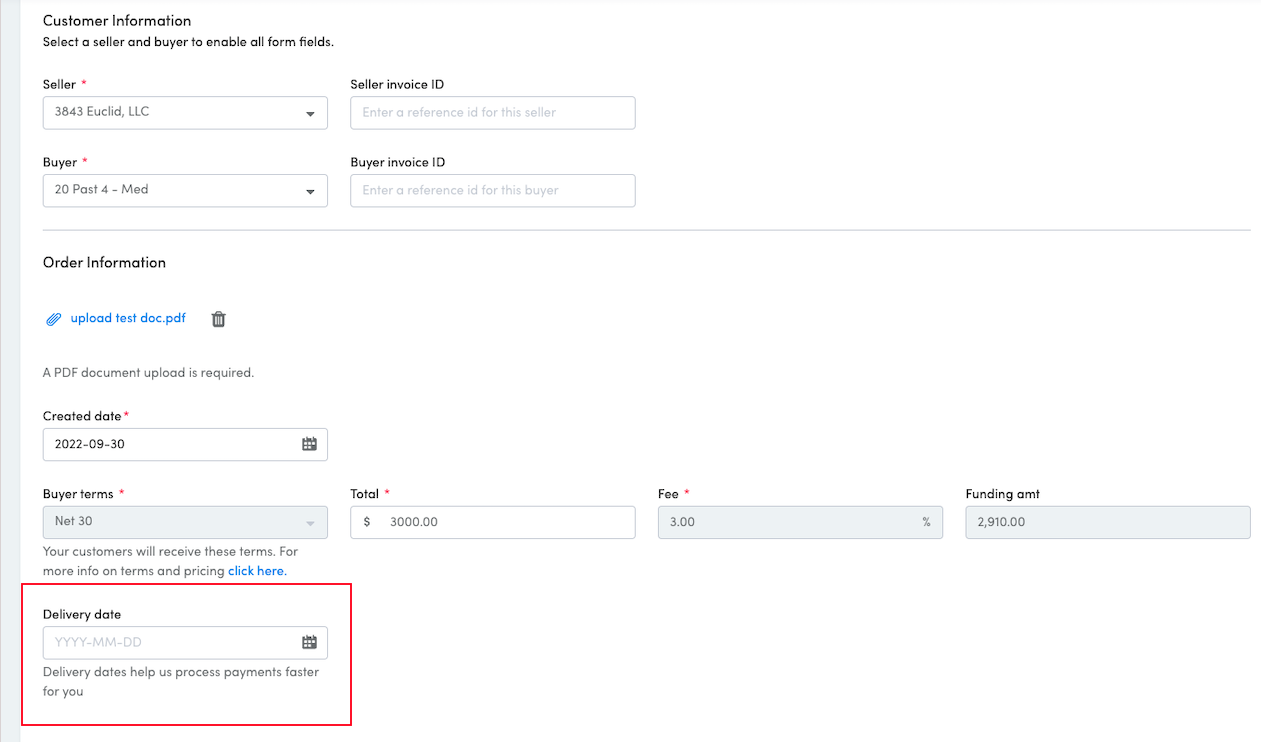 FAQ: Funding on Delivery with Flex Pay